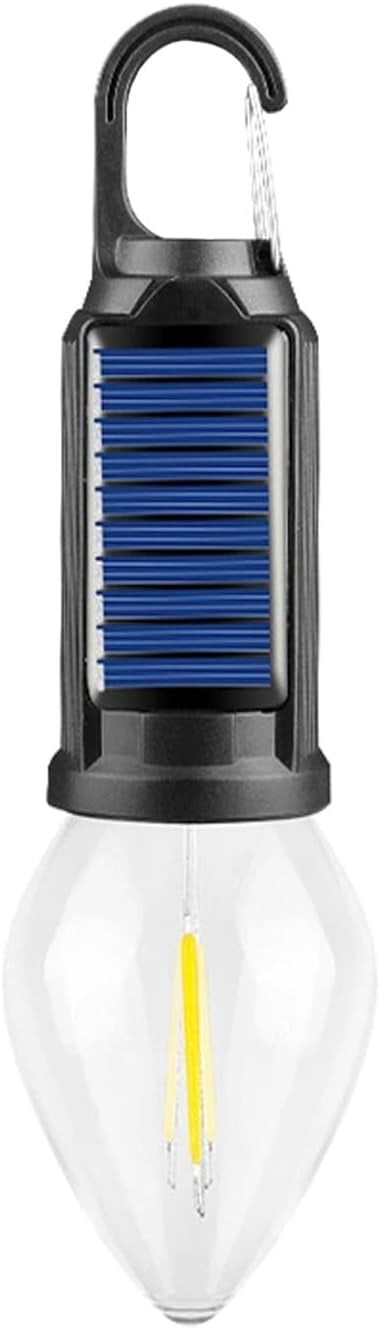 Solar Rechargeable Hooked Camping Light, Shineshore LED Solar Tent ...