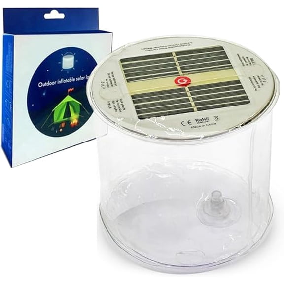 Inflatable Solar Lanterns for Outdoor Camping and Emergency Use