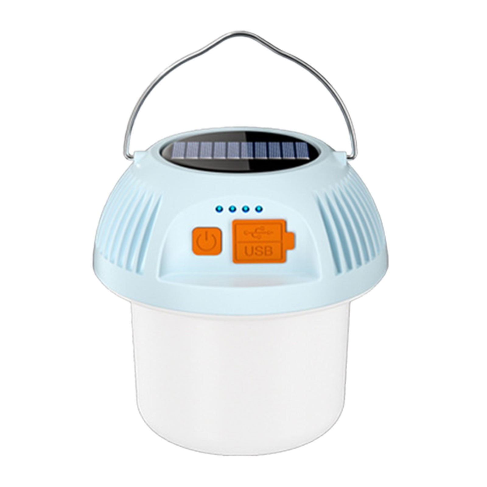 Solar Rechargeable LED Lantern, Portable Camping Light, 360 ...