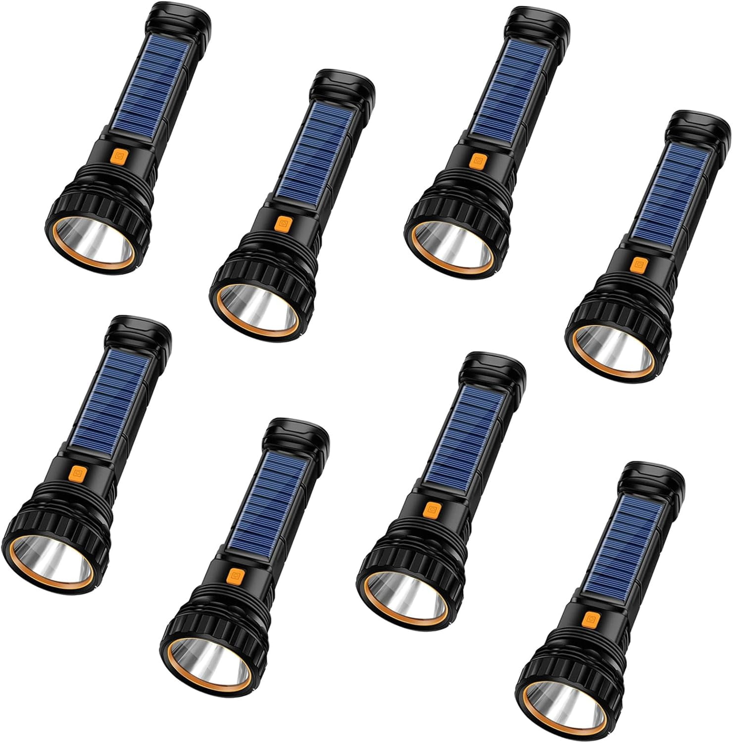 Solar/Rechargeable Multi Function 1000 Lumens LED Flashlight, with ...