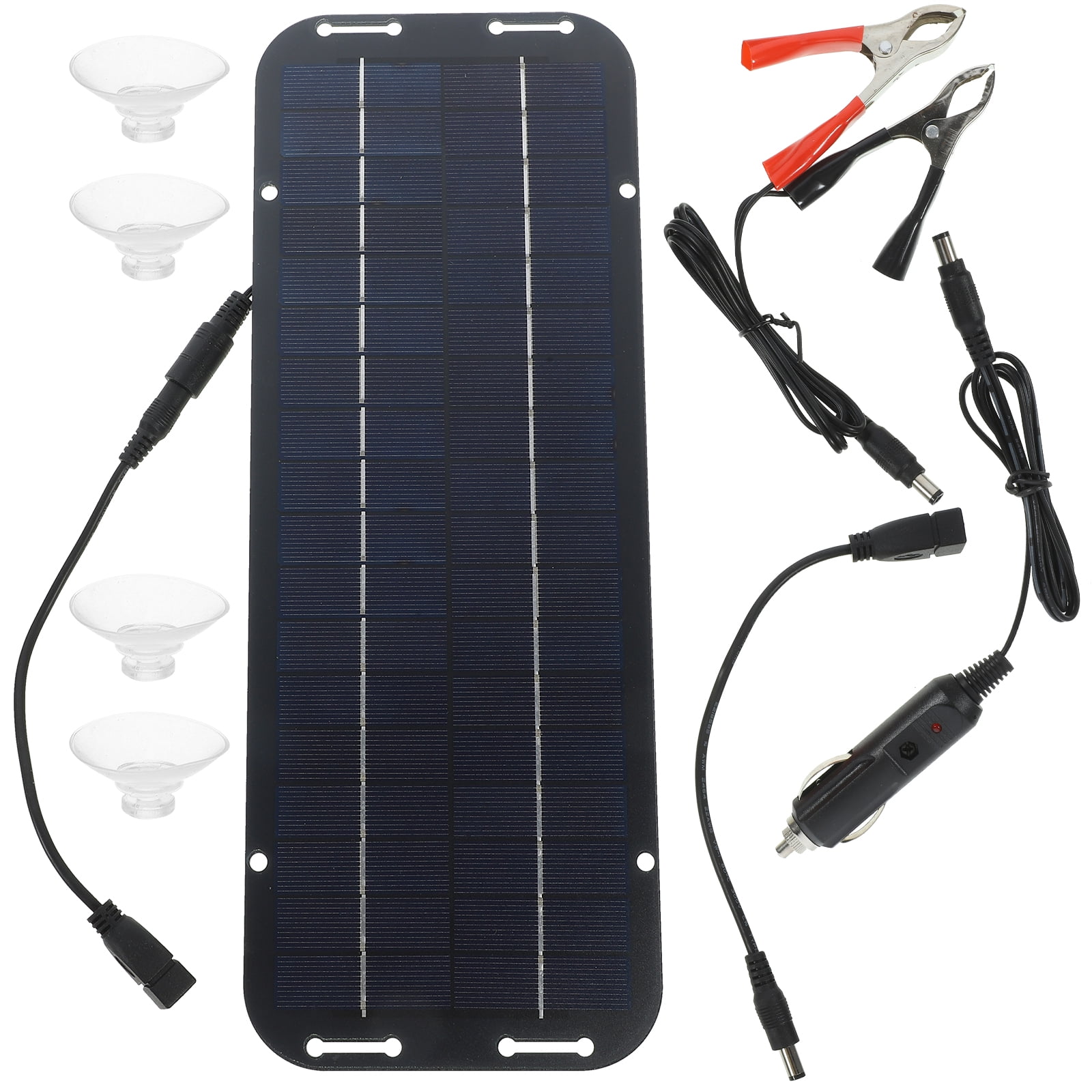 Solar Rechargeable Power Bank Panel Battery Charger - Walmart.com
