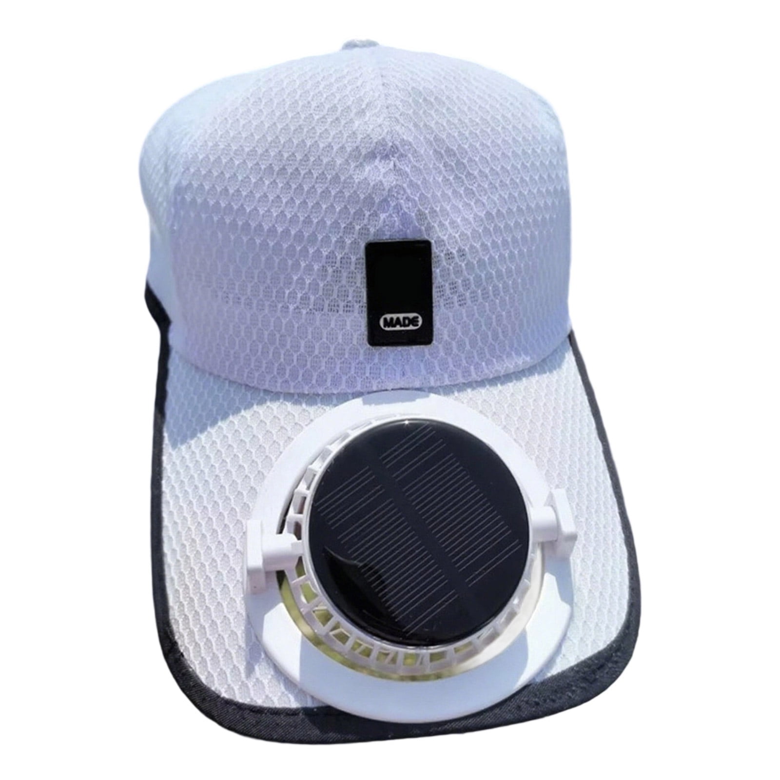 Solar Rechargeable Ventilated Caps Adjustable Winds Speed 600mAh ...