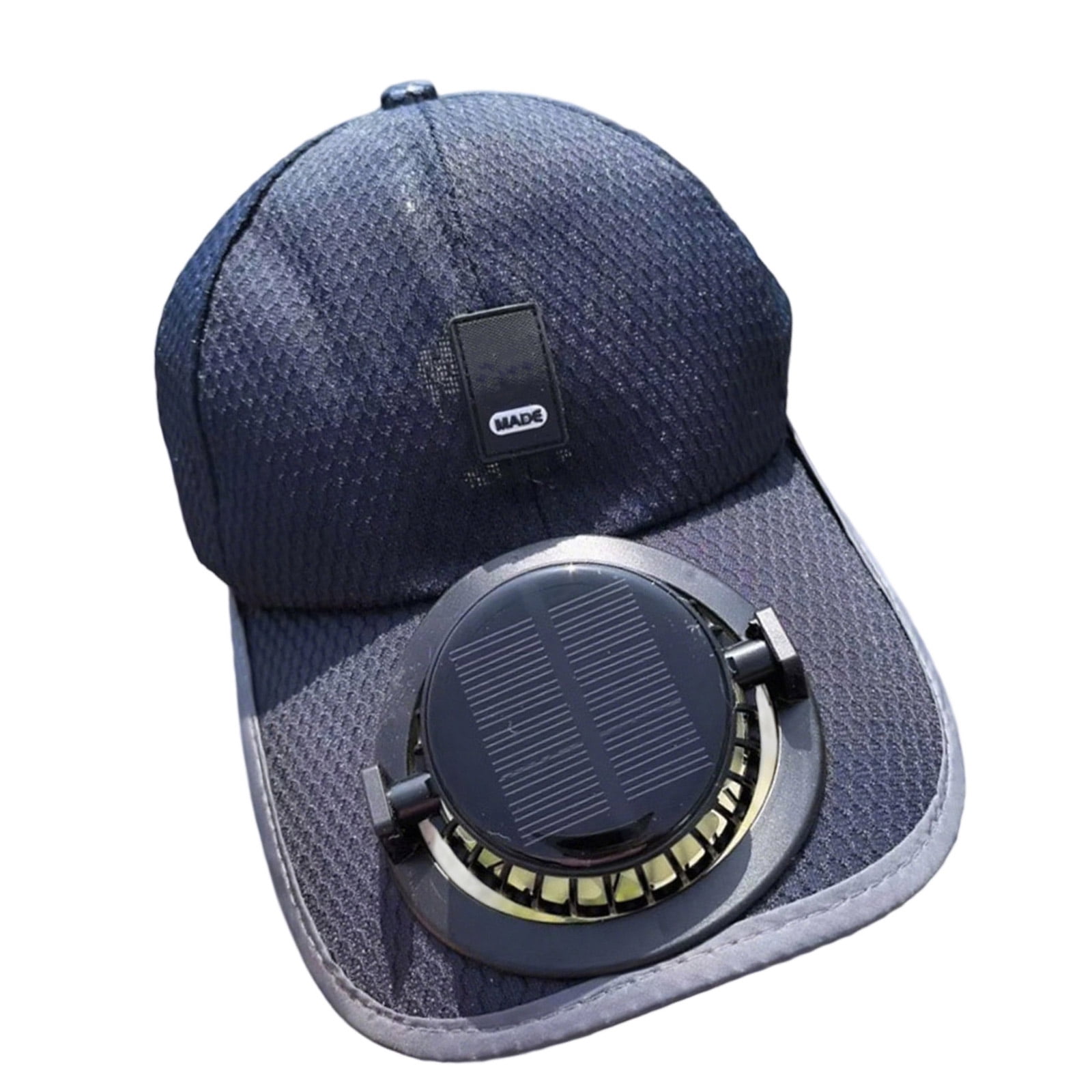 Solar Rechargeable Ventilated Caps Adjustable Winds Speed 600mAh ...