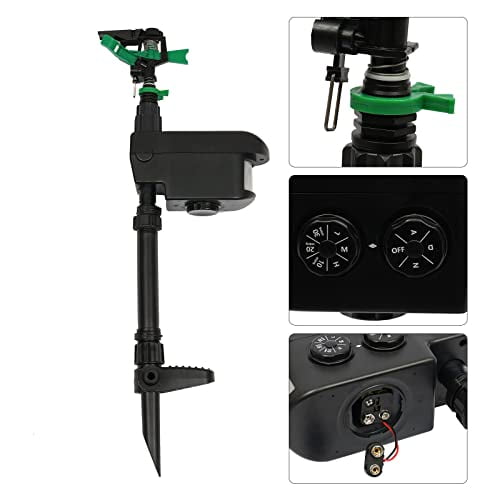 Solar Repellent Water Sprinkler Spray, Solar Powered Motion Activated ...