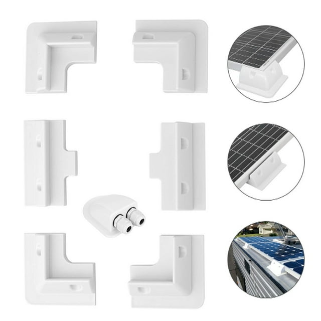 Solar Roof Panel Mounting Bracket Set Adjustable for Caravan RV Boat ...