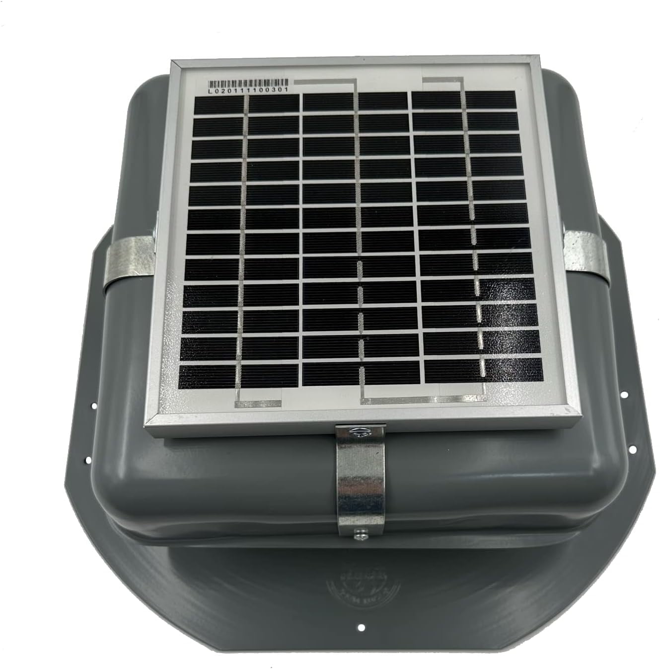 Solar Roof Vent | Solar Attic Fan | Solar RoofBlaster with Gray Vent ...