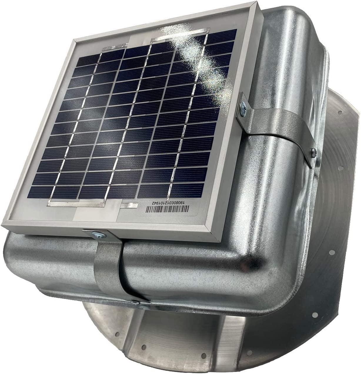 Solar RoofBlaster for 3.5" Ribbed Conex Shipping Container, Galvanized ...