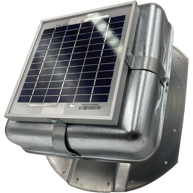 Solar RoofBlaster for 3.5" Ribbed Conex Shipping Container, Galvanized ...