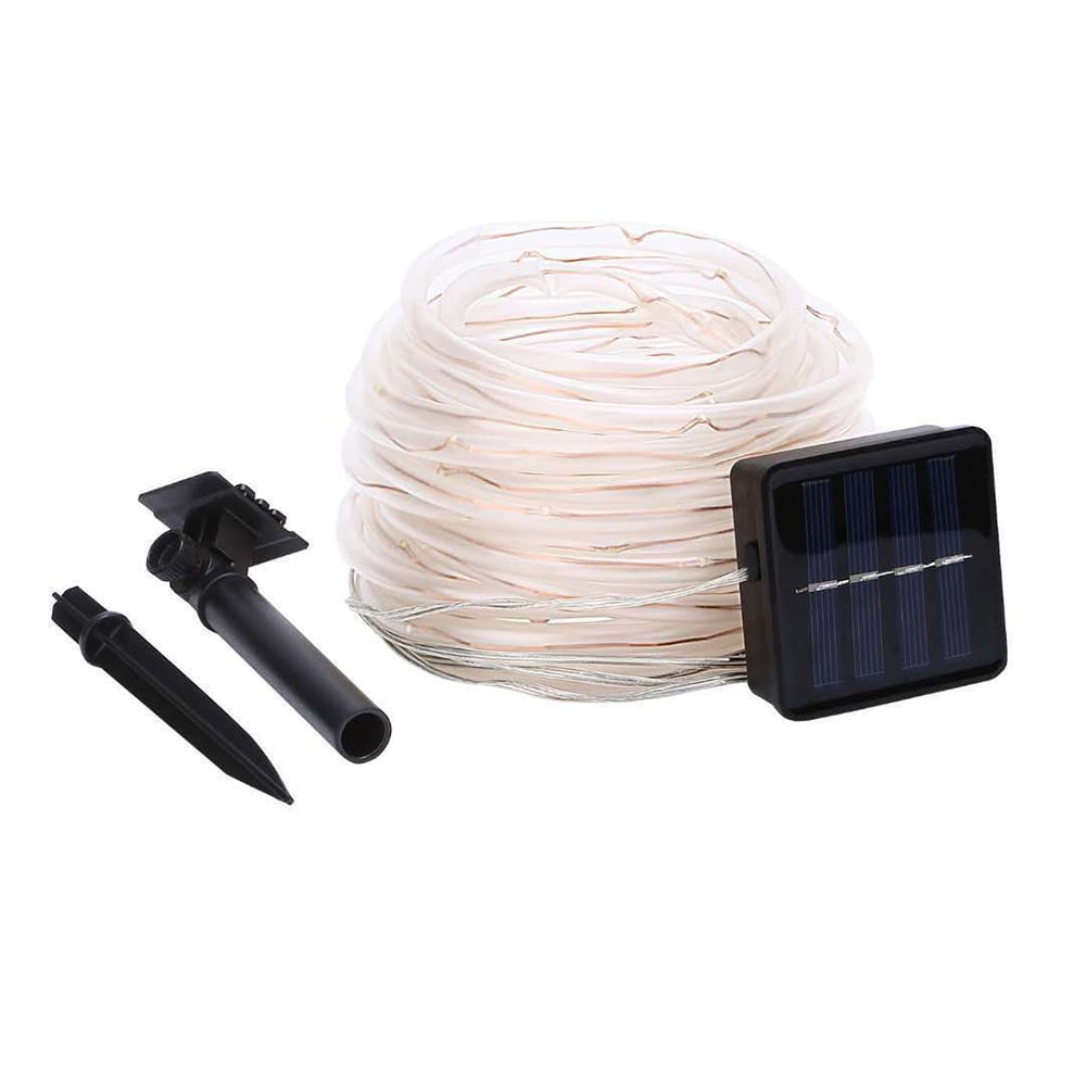 Solar Rope Light Outdoor 22ft 50LED Outdoor Rope Light for Home Garden ...
