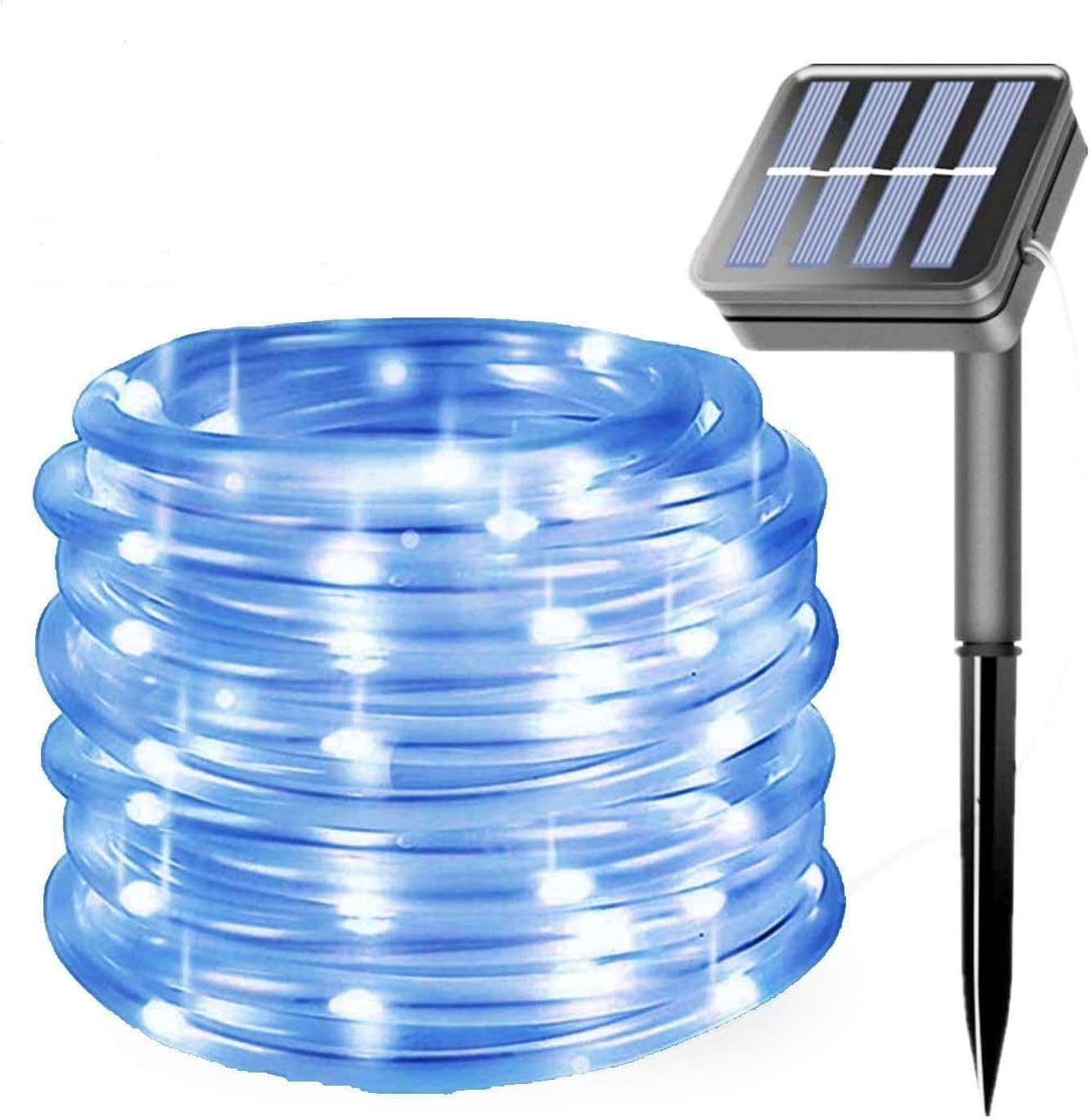 Solar Rope Light Outdoor, 72ft 200LED Waterproof LED Copper Fairy ...