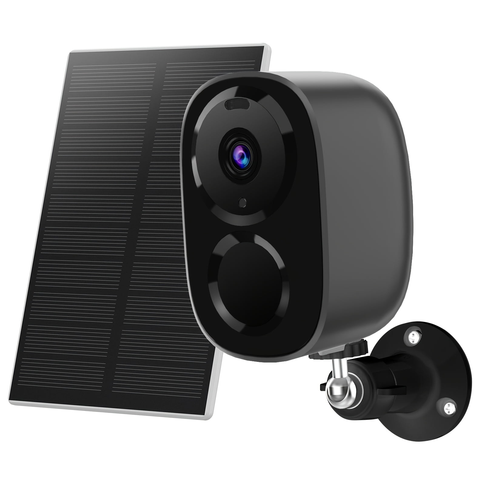 Solar Security Camera, 2K Wireless Outdoor with Color Night Vision & AI ...