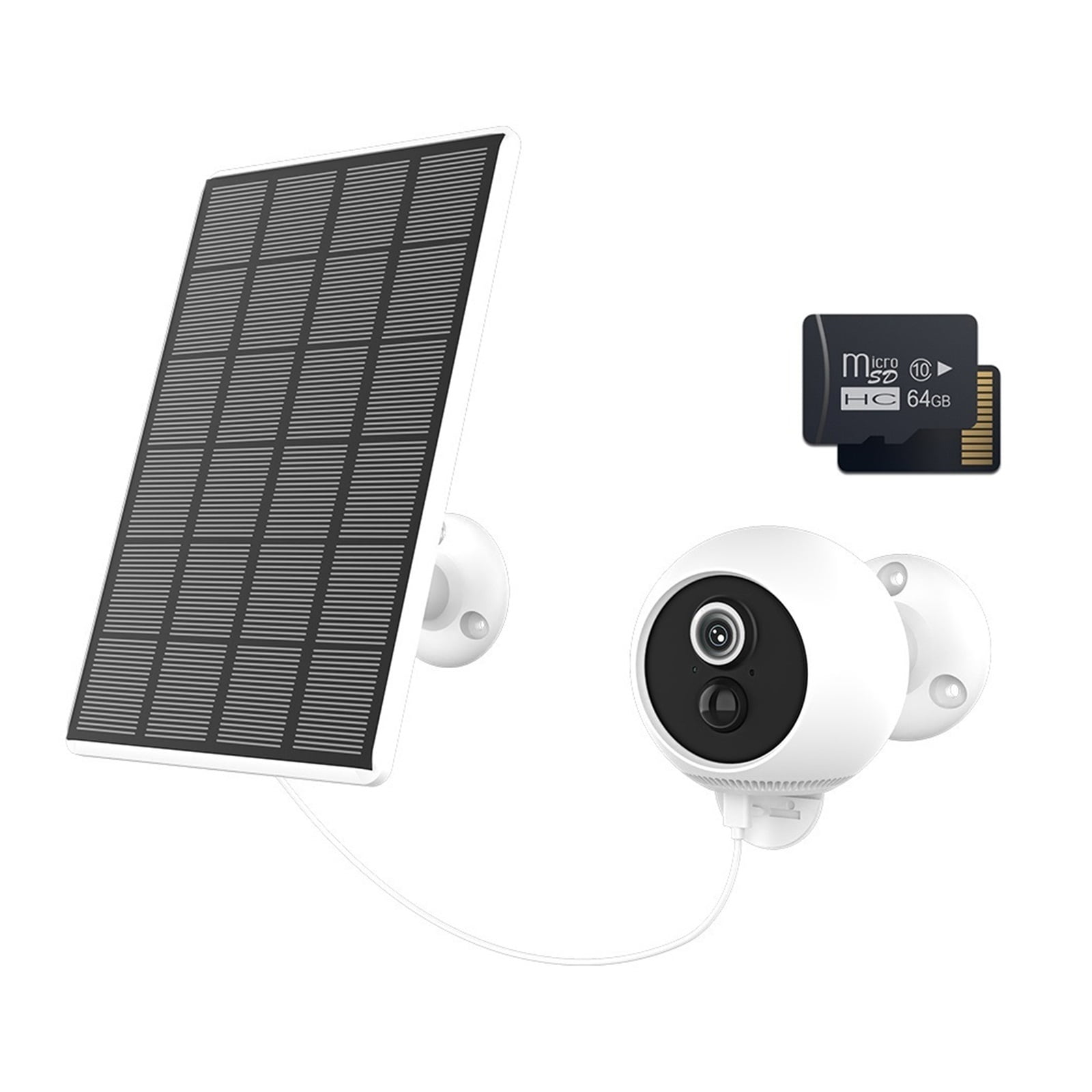 Solar Security Camera Wireless 5MP Solar Panel WiFi Waterproof Camera ...