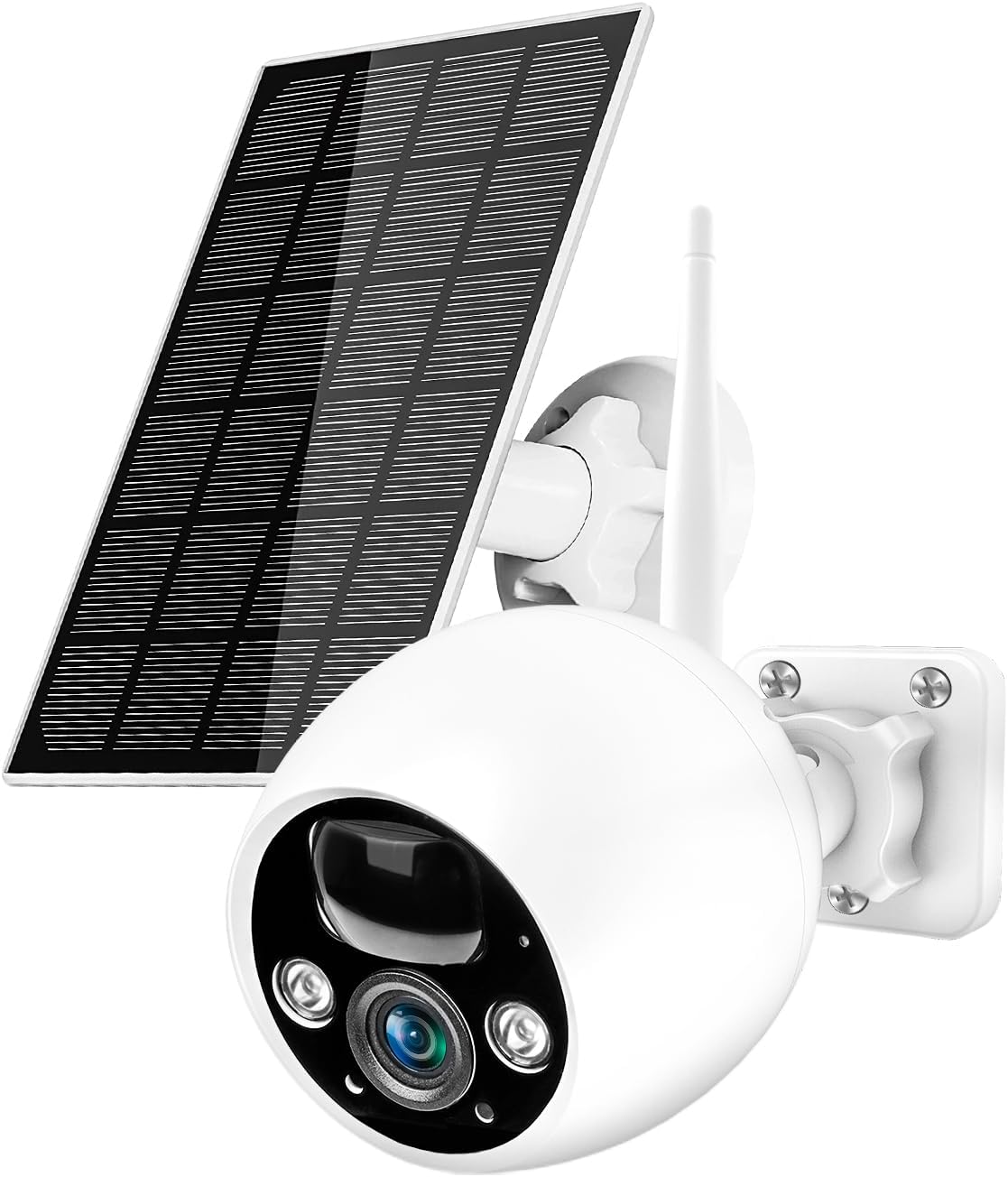 Solar Security Cameras Wireless Outdoor, 2K HD Battery Solar Powered ...