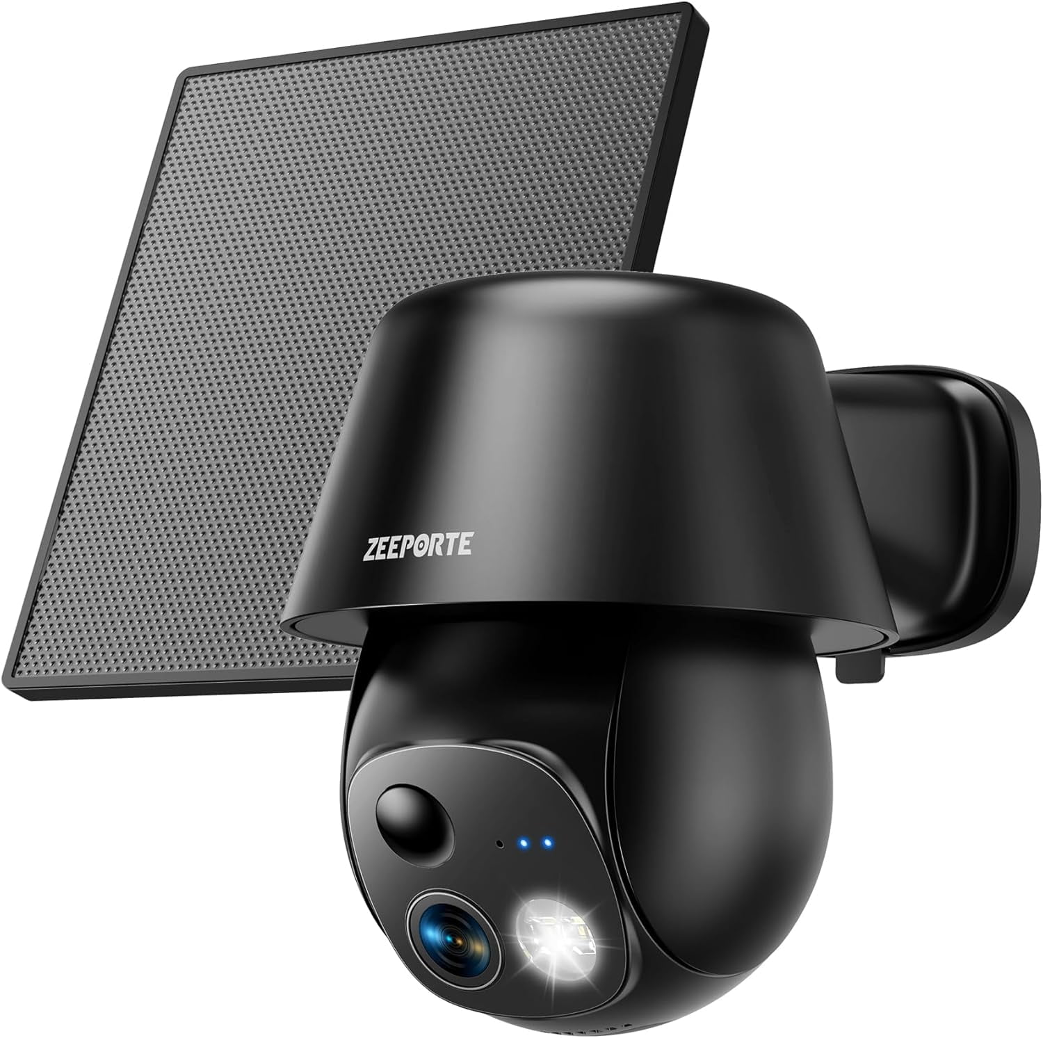 Solar Security Cameras Wireless Outdoor, 2K Pan/Tilt 360° View Solar ...