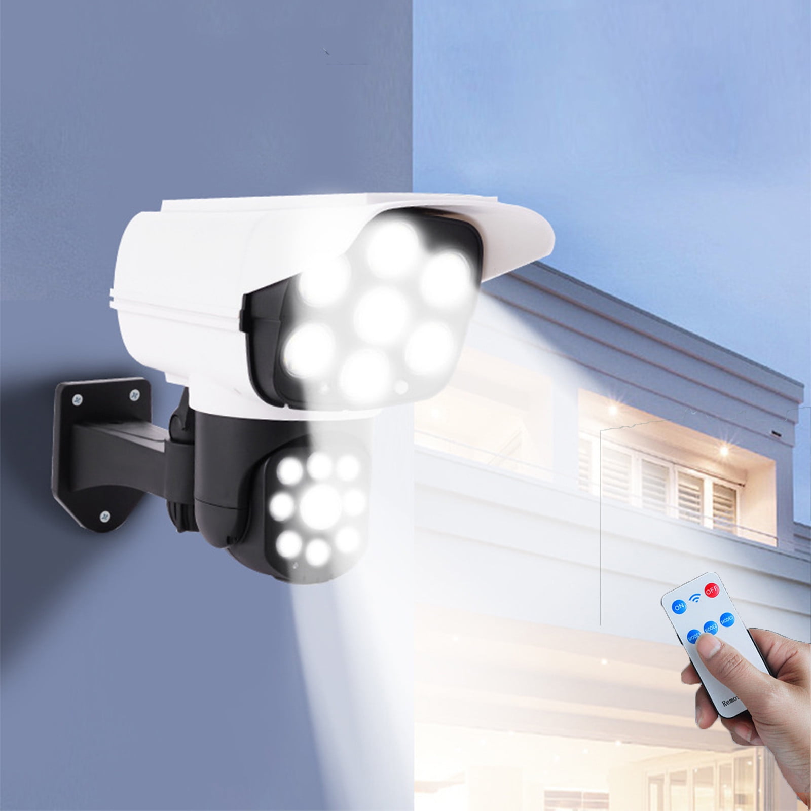 Solar Security Light with Camera | Motion Sensor & Remote Control | 360 ...