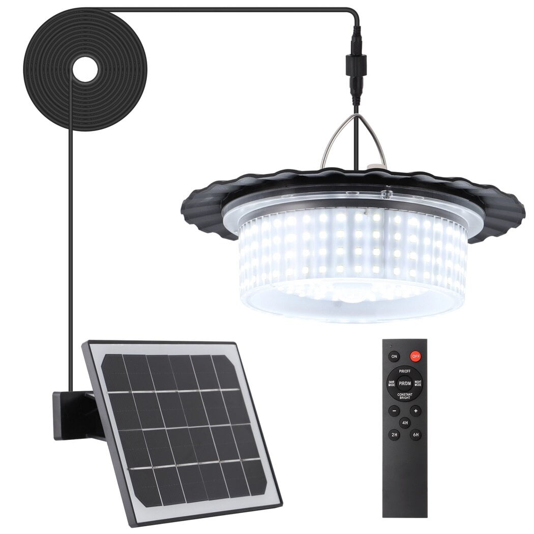 Solar Shed Light, Indoor Outdoor Solar Powered Motion Sensor Pendant ...