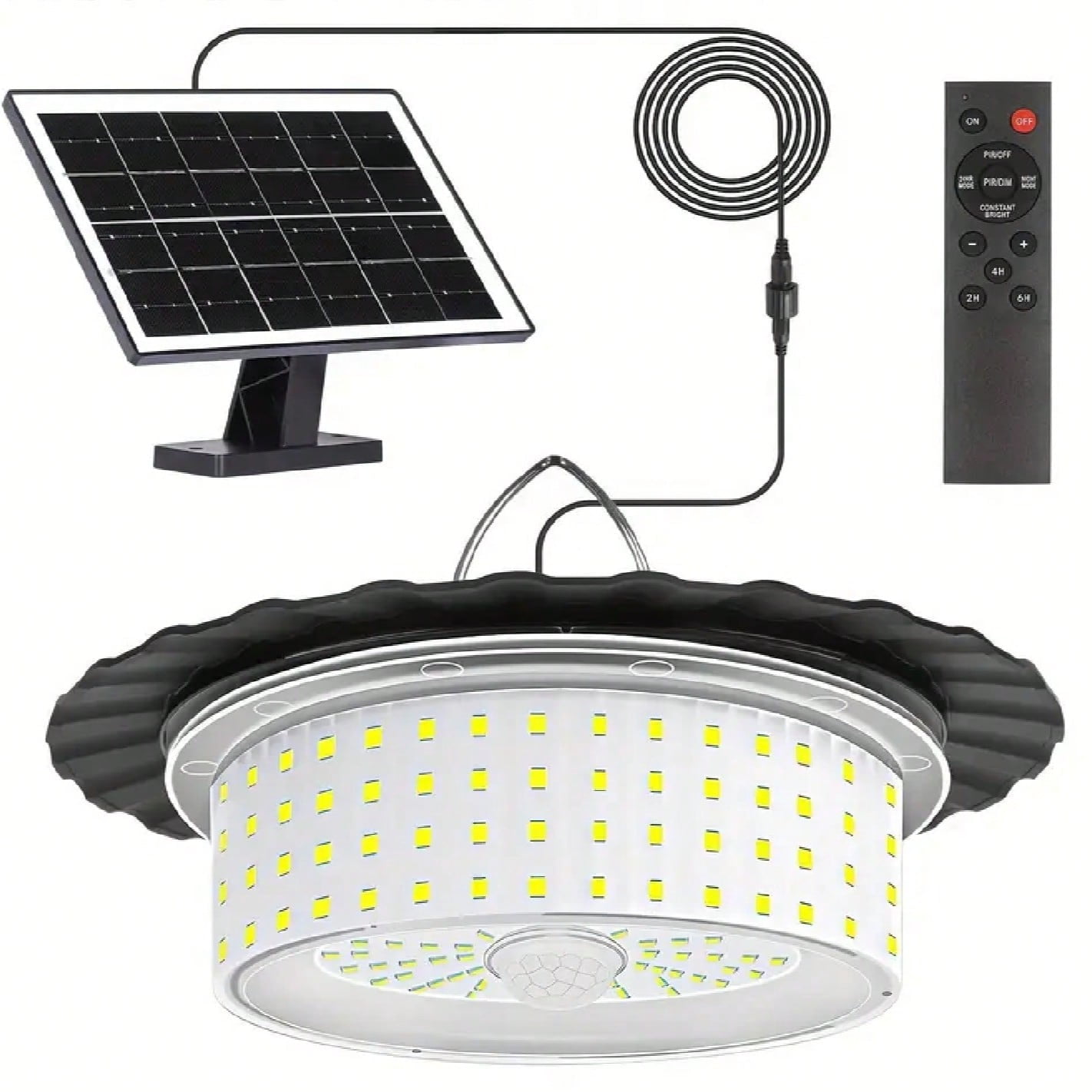 Solar Shed Light, Portable Solar Pendant Light Indoor Outdoor, 244 LED ...