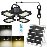 OCEST Solar Shed Lights 168 LED Outdoor Indoor Dusk to Dawn Motion ...