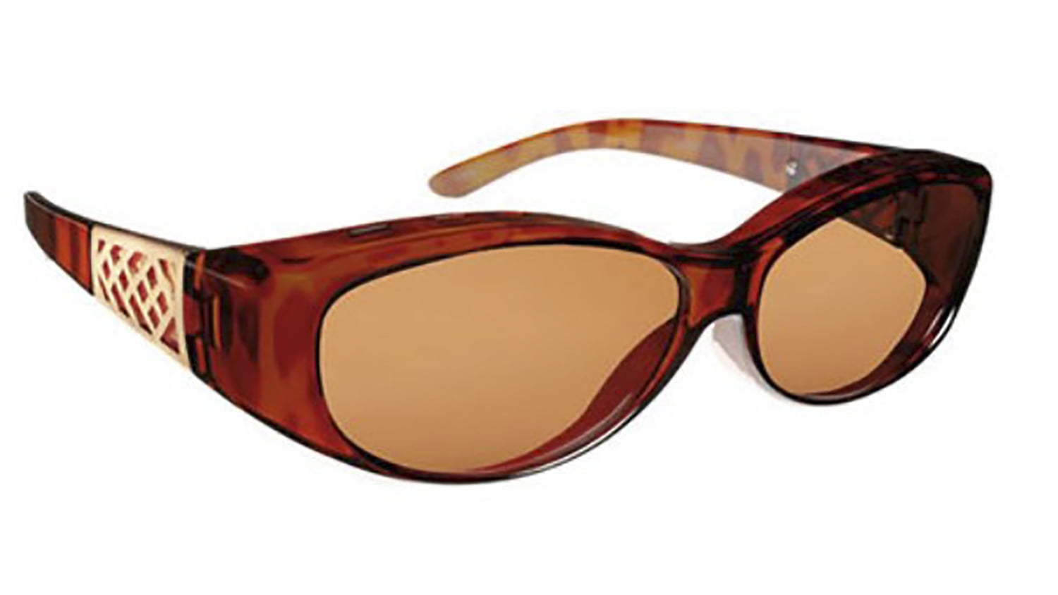 Solar Shield Dioptics Oval Tort Sunglasses - Walmart.com