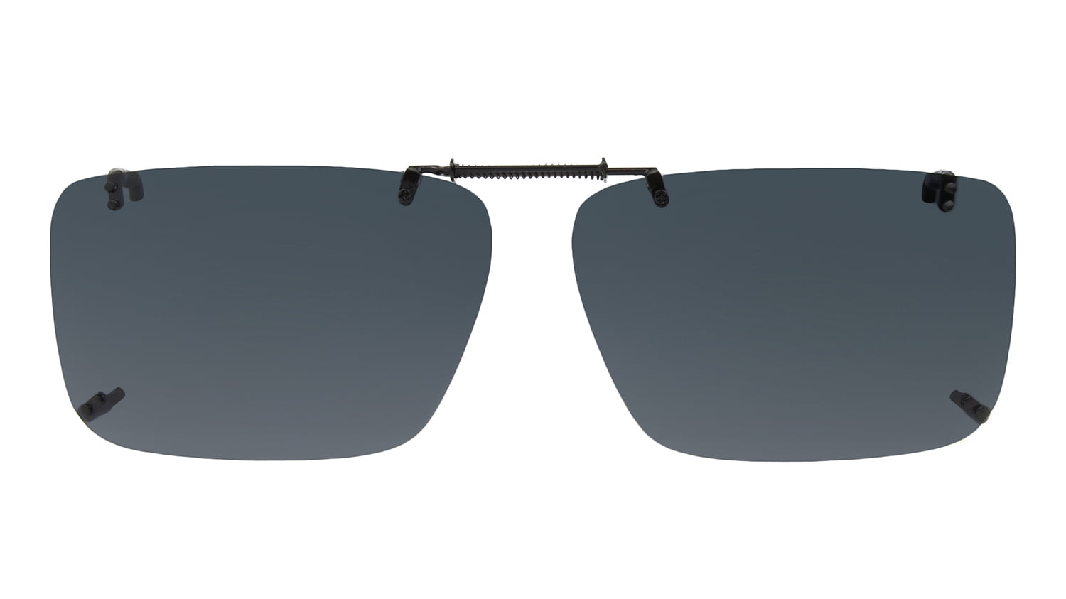 Solar Shield Dioptics Rectangle Black Sunglasses - Walmart.com