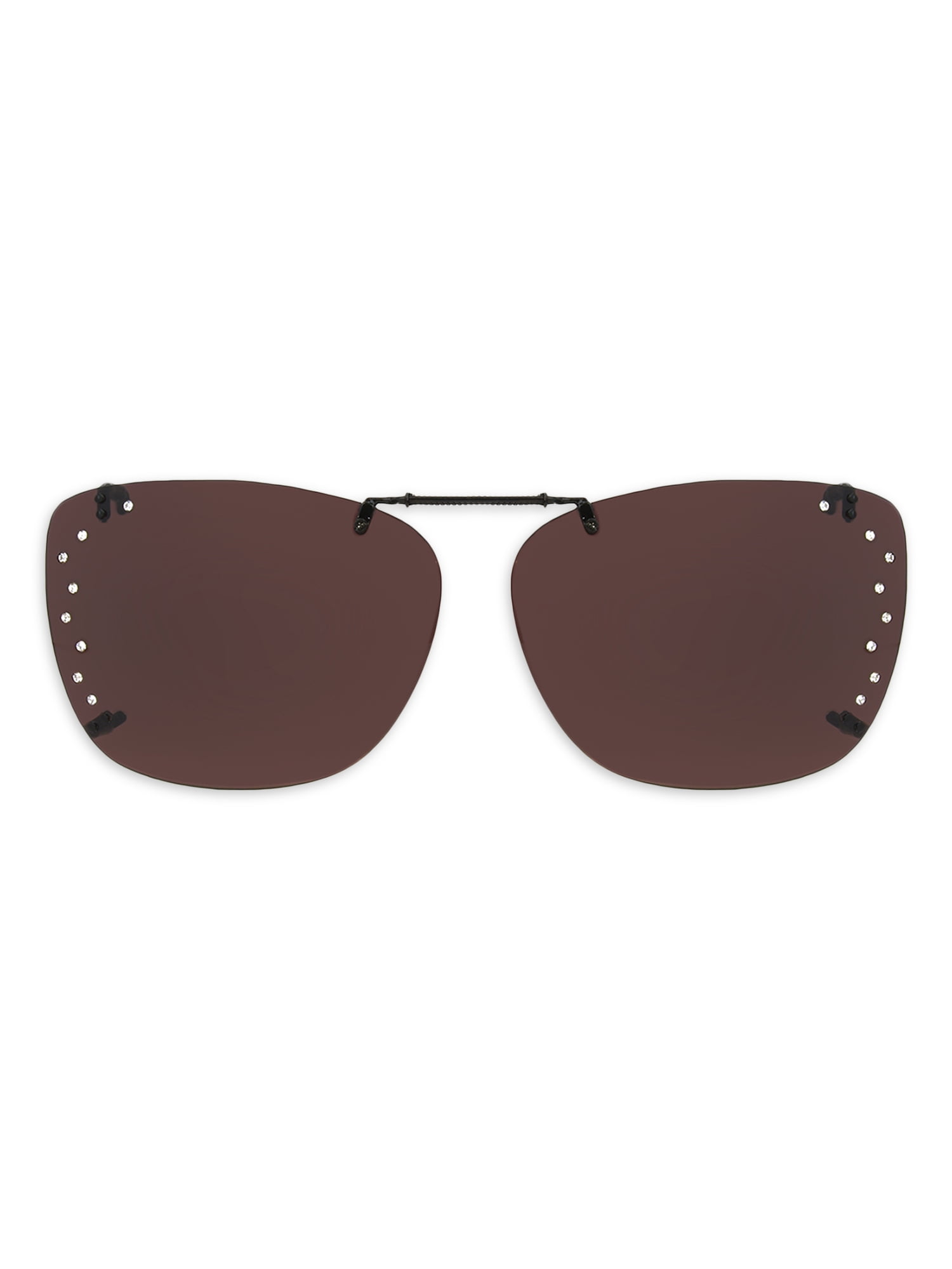 Solar Shield Dioptics Unisex Rectangle Fashion Sunglasses Black ...