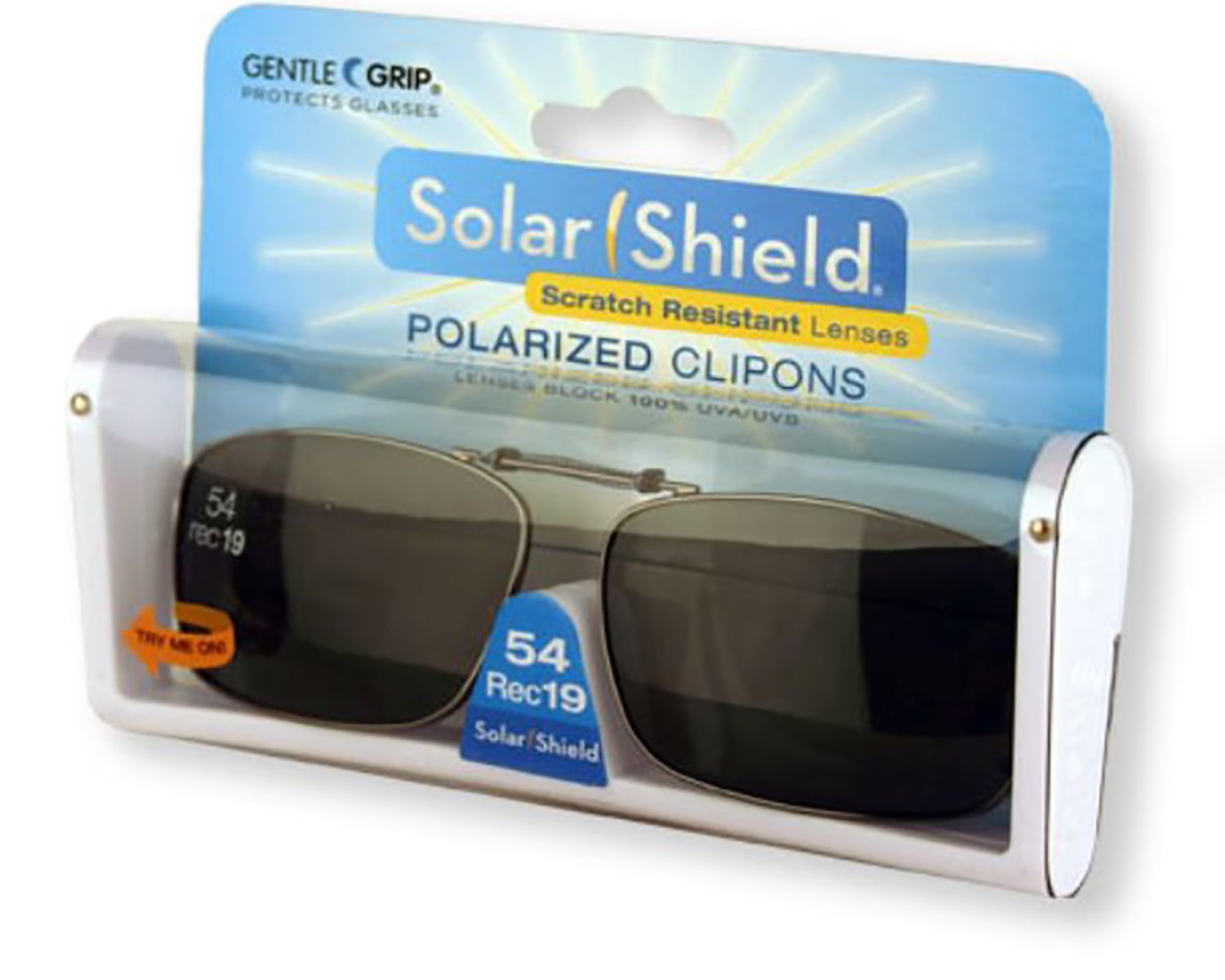 Solar Shield Dioptics Unisex Rectangle Fashion Sunglasses Gunmetal ...