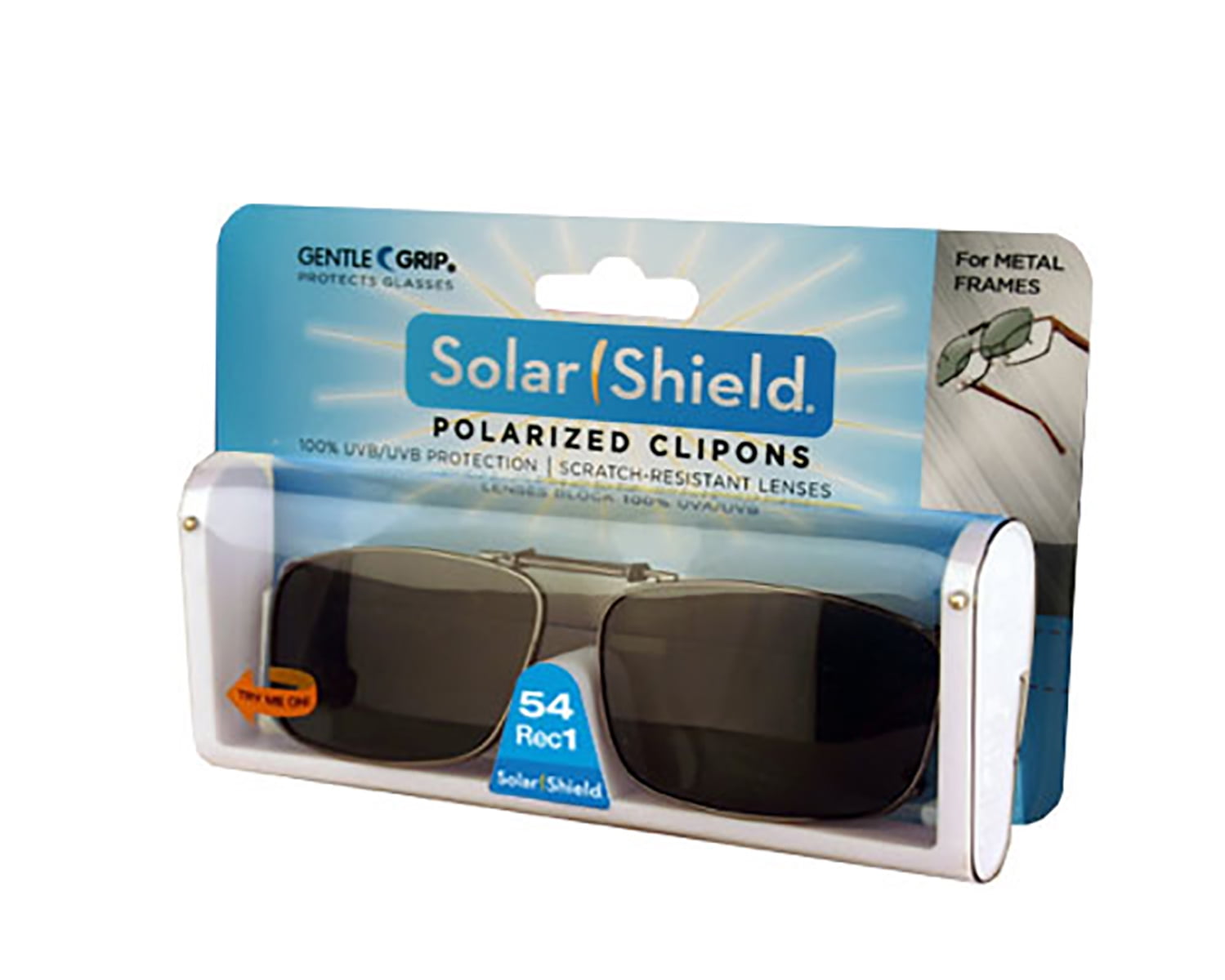 Solar Shield Dioptics Rectangle Fashion Sunglasses - Walmart.com