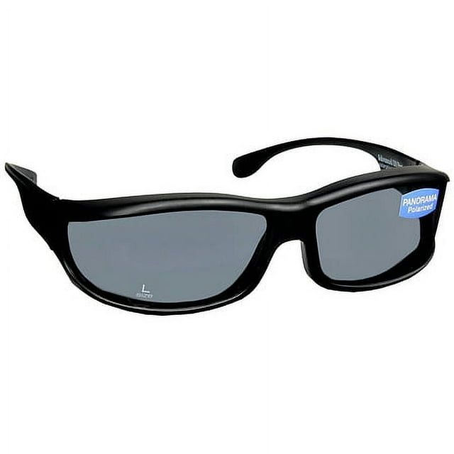 Solar Shield Fits over Black with Gray Lenses Panoramic Sunglasses Size ...