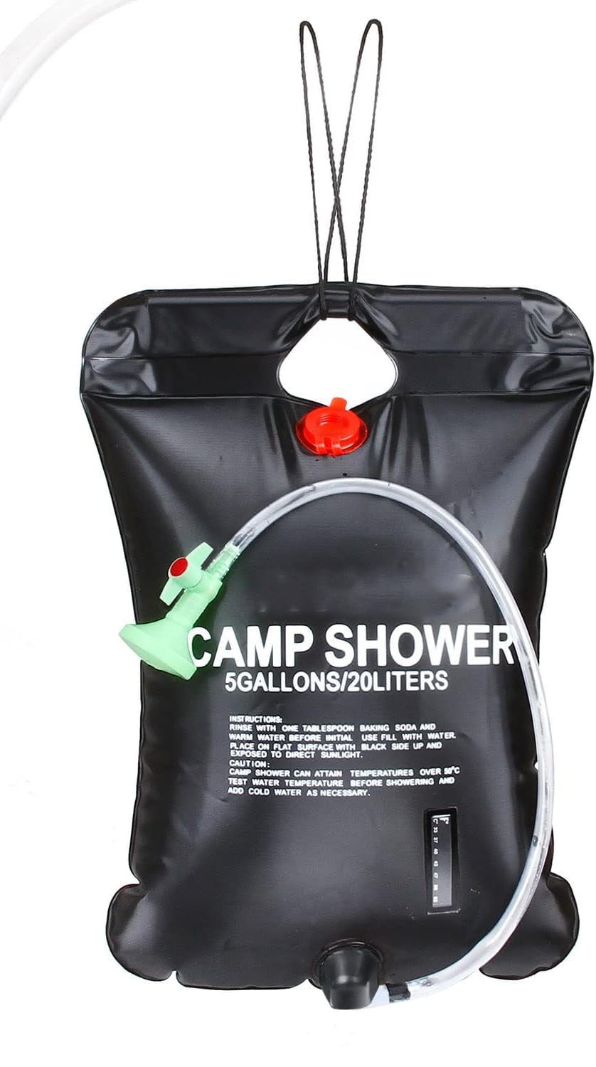 Solar Shower Bag, Solar Heating Camping Shower Bag Temperature ...