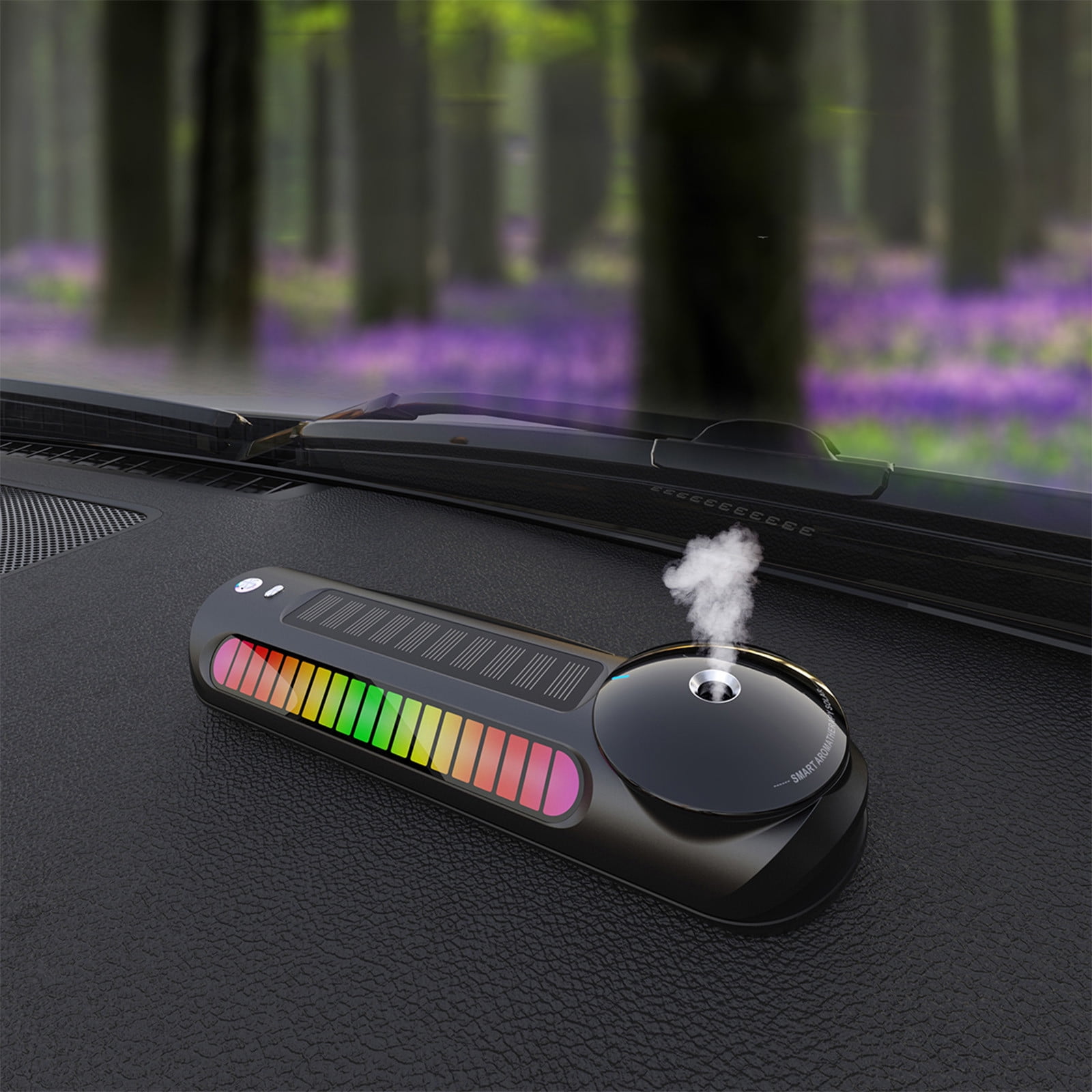 Solar Smart Car Air Freshener, Smart Car Diffuser, 70ML Essential Oil ...