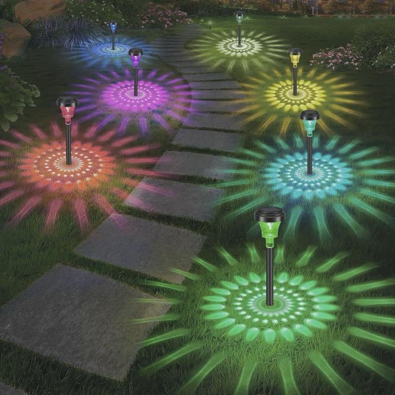 Solar Smart Outdoor Courtyard Light, Waterproof Villa Garden Ambient ...