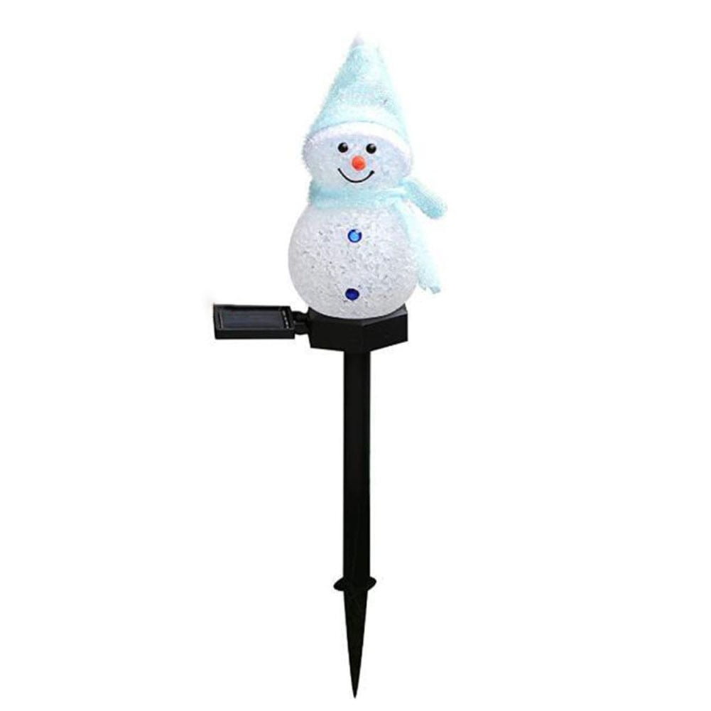 Solar Snowman Lights For Outdoor Garden Waterproof Christmas Decoration ...