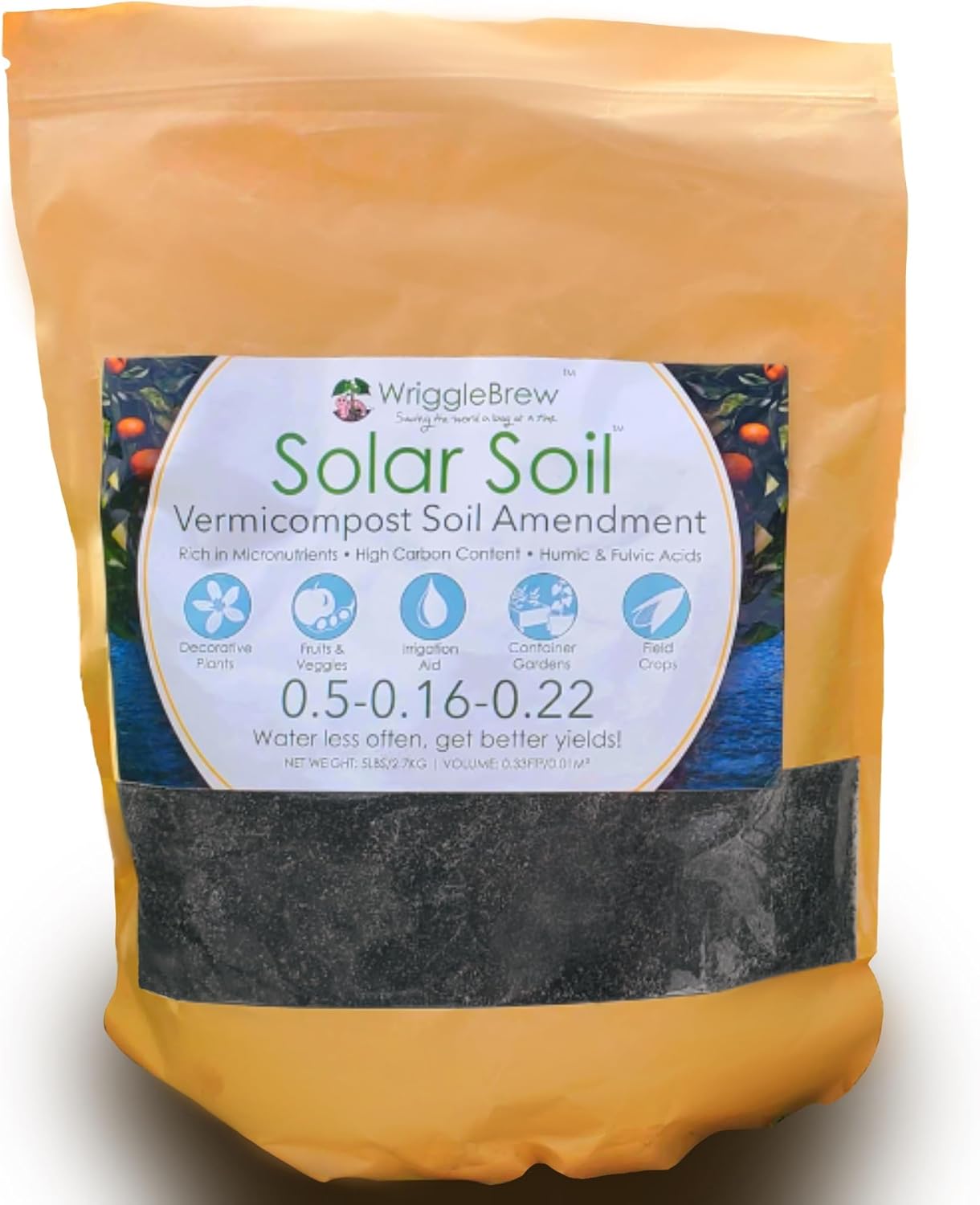 Solar Soil Vermicompost Soil Amendment from Earthworm Castings. All ...