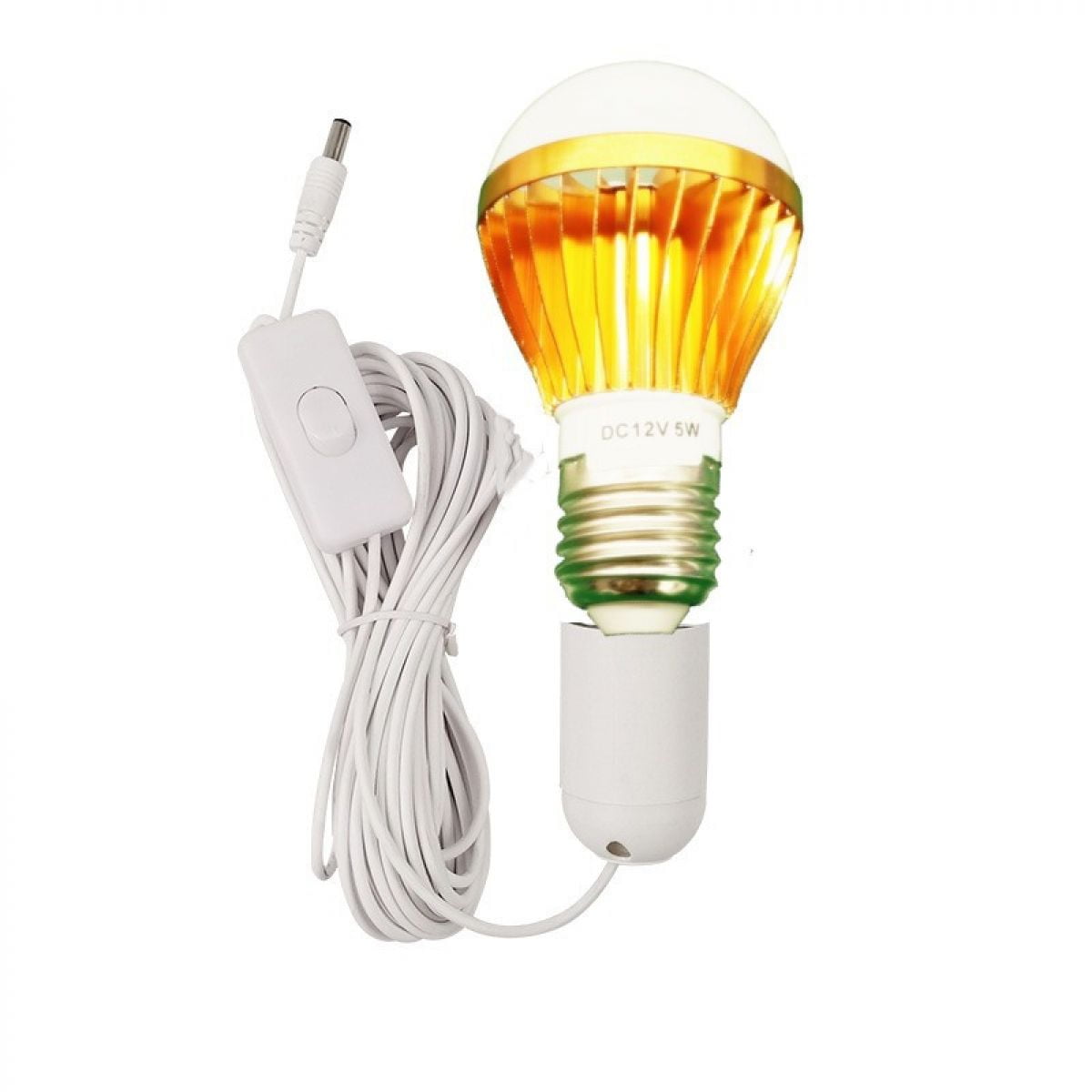 Solar Spiral Bulb with DC Cable, Designed for Easy Use and Widespread ...
