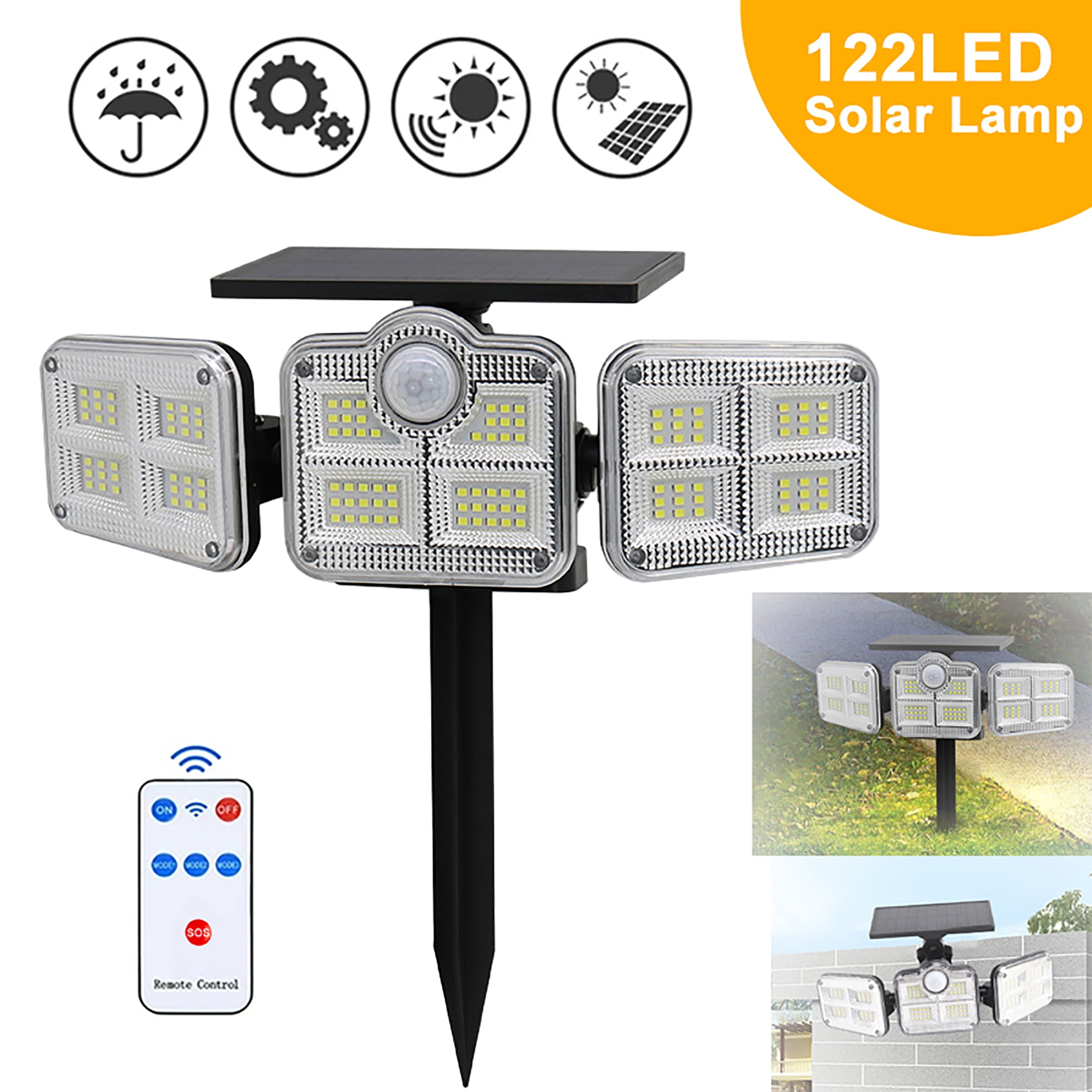 Solar Spot Light Outdoor Waterproof,Solar Wall Lights,Solar Lights ...