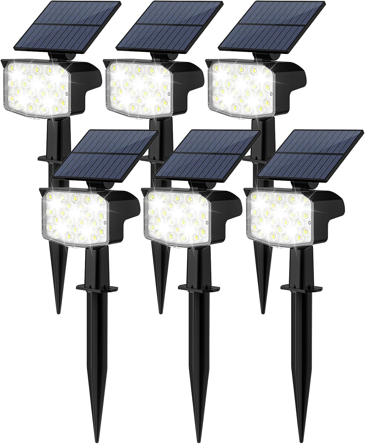 Solar Spot Lights Outdoor Waterproof Adjustable Solar Powered Landscape ...