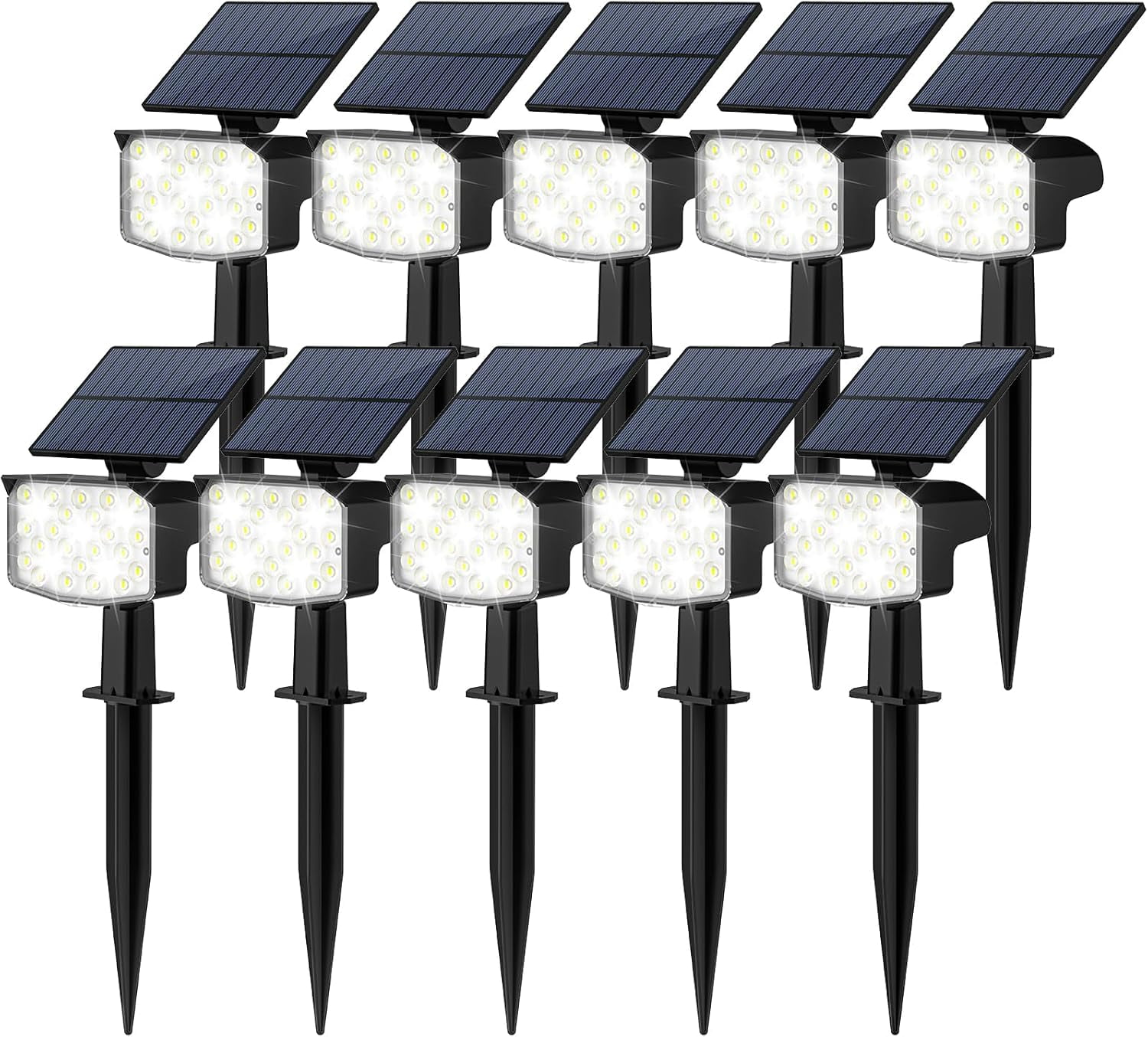 Solar Spot Lights Outdoor Waterproof Adjustable Solar Powered Landscape ...