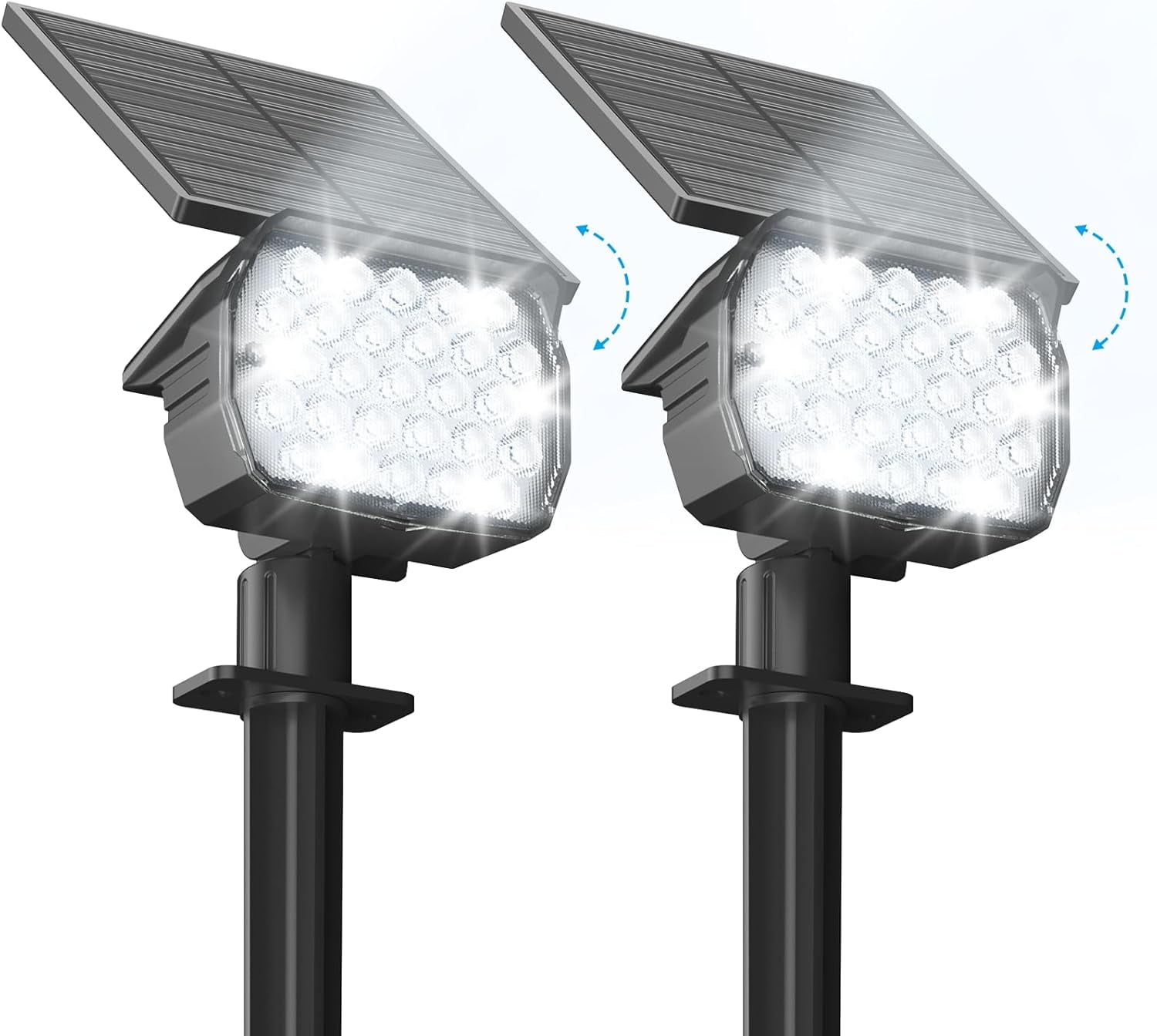 Solar Spotlight Outdoor, IP67 Solar Landscape Spot Lights,Uplights for ...
