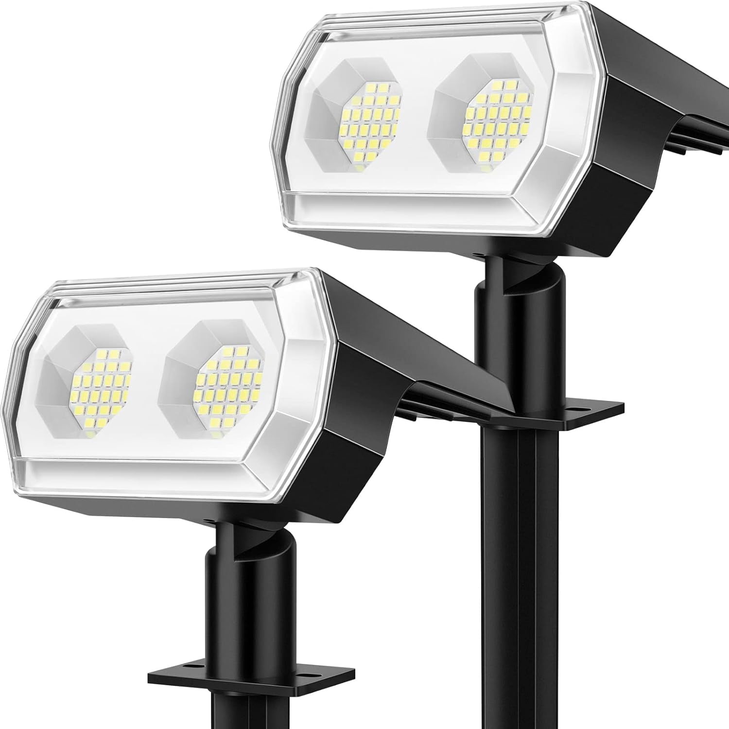 Solar Spotlights Outdoor Waterproof - [48LEDs/ 3 Modes/ IP67] Solar ...