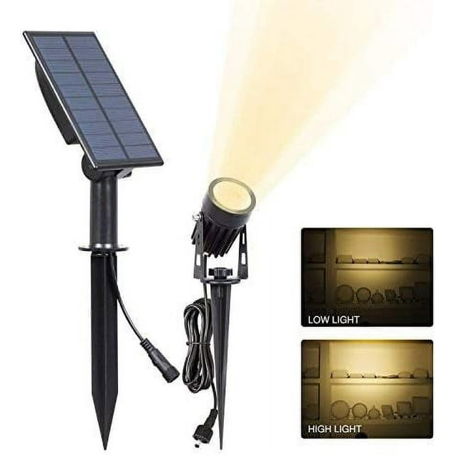 Solar Spotlights Outdoor Waterproof, Solar Landscape Spotlights, Solar ...