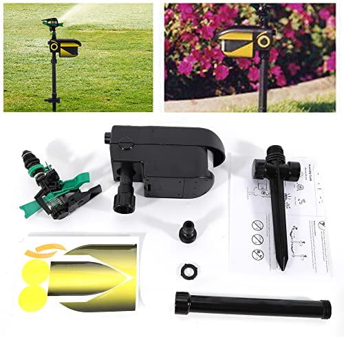 Solar Sprinkler Garden Solar Motion Activated Animal Sensor Outdoor ...