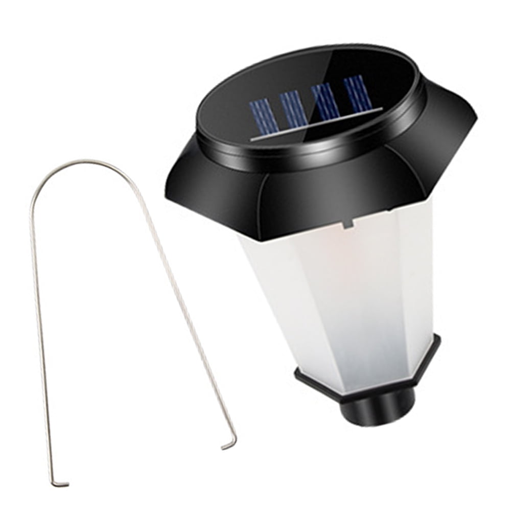 Solar Stakes Garden Lanterns Gutter Pathway Lights Outdoor Black ...