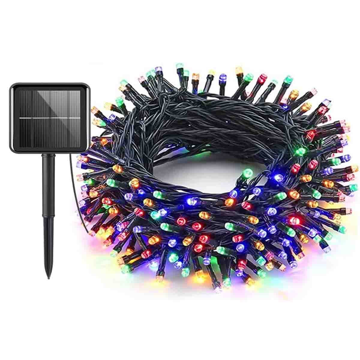 Solar Star String Lights 39Ft 100LED , 8 Modes Solar Powered Twinkle ...