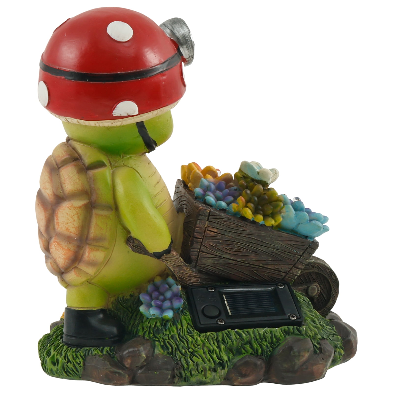 Solar Statue Light Synthetic Resin Outdoor Figurine Lamps Self Charging ...