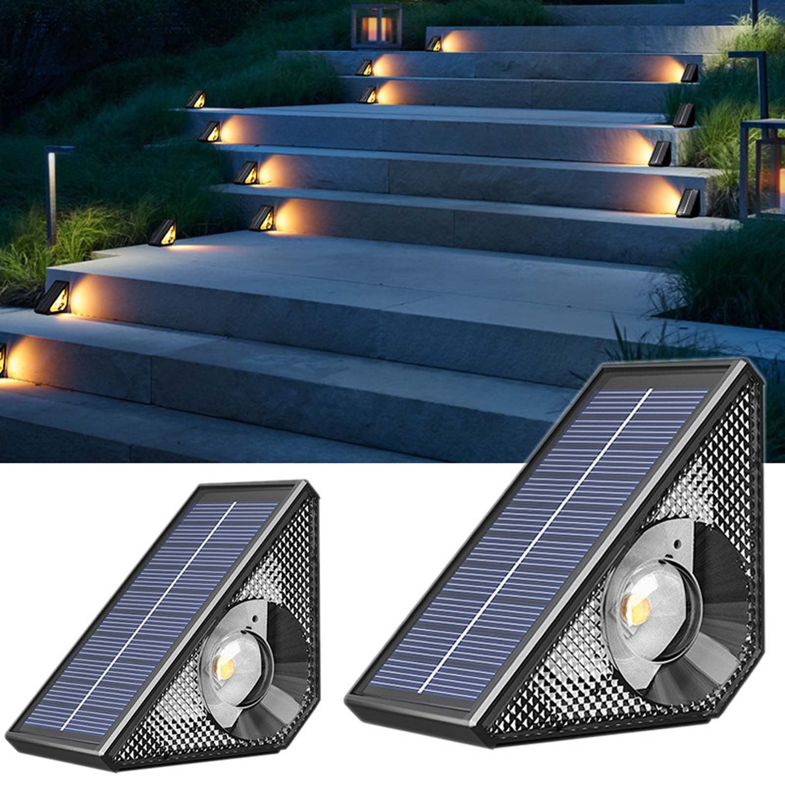 Solar Step Lamp LED Foot Lamp Staircase Human Body Sensing Walkway Lamp ...