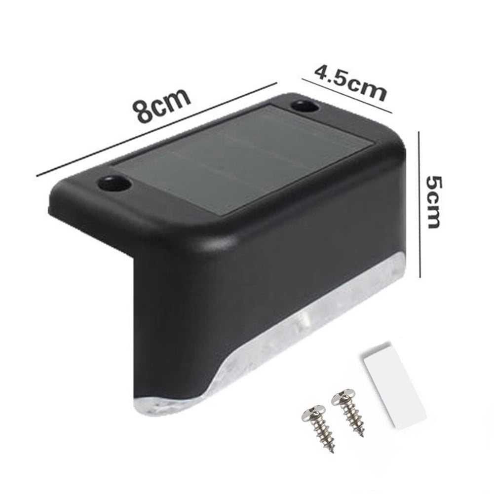Solar Step Lights 5 Pack, Stair Lights Outdoor Waterproof Step Light ...