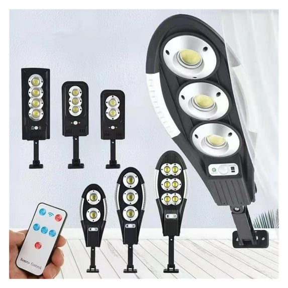 Solar Street Lamp Outdoor 60/120/200 LED 8000K Motion Sensor Lights ...