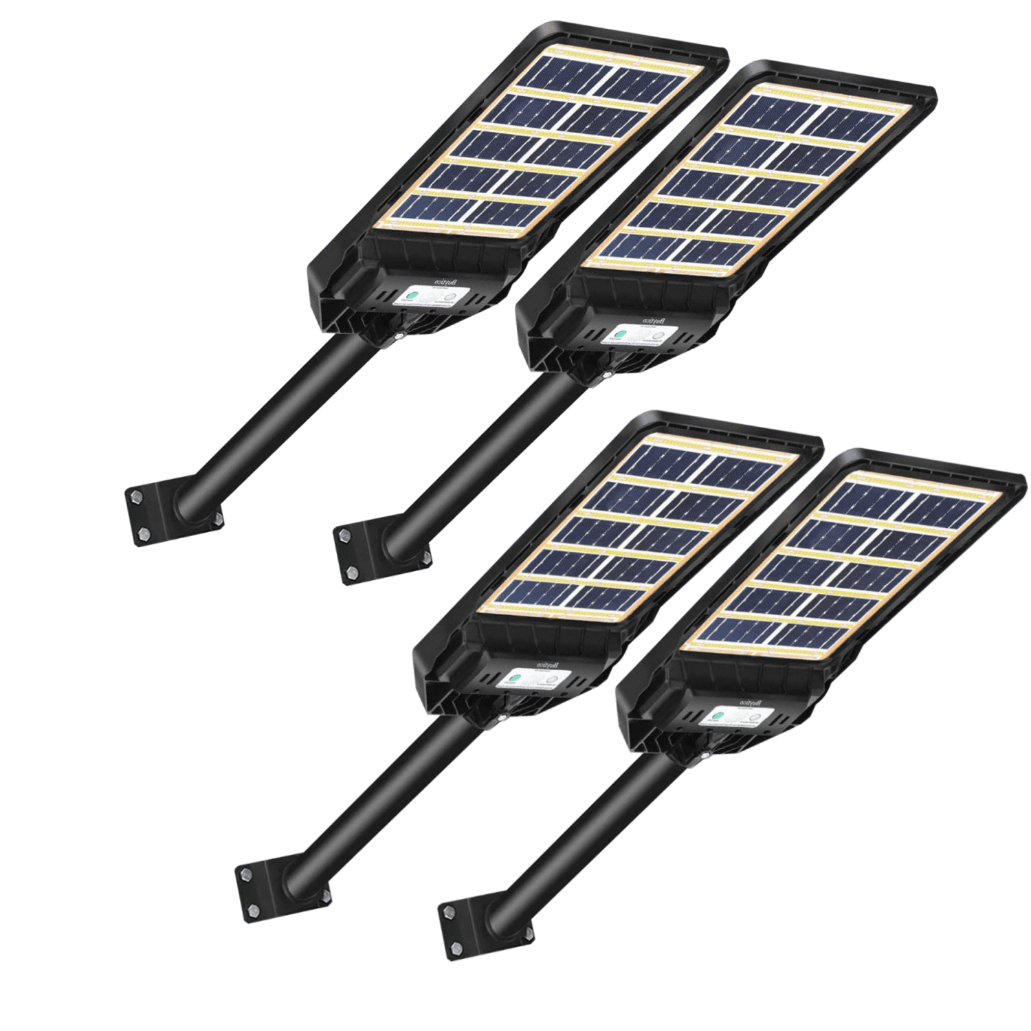 Solar Street Light 100W,Waterproof Dusk to Dawn Outdoor Lighting for ...