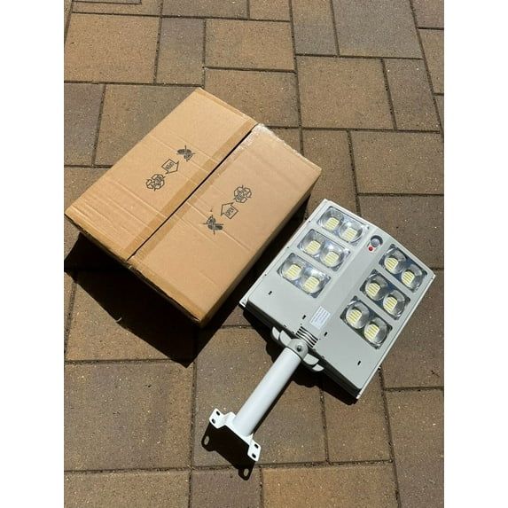 Solar Street Light 3000W Super Bright Dusk to Dawn Pole Sensor+Radar ...