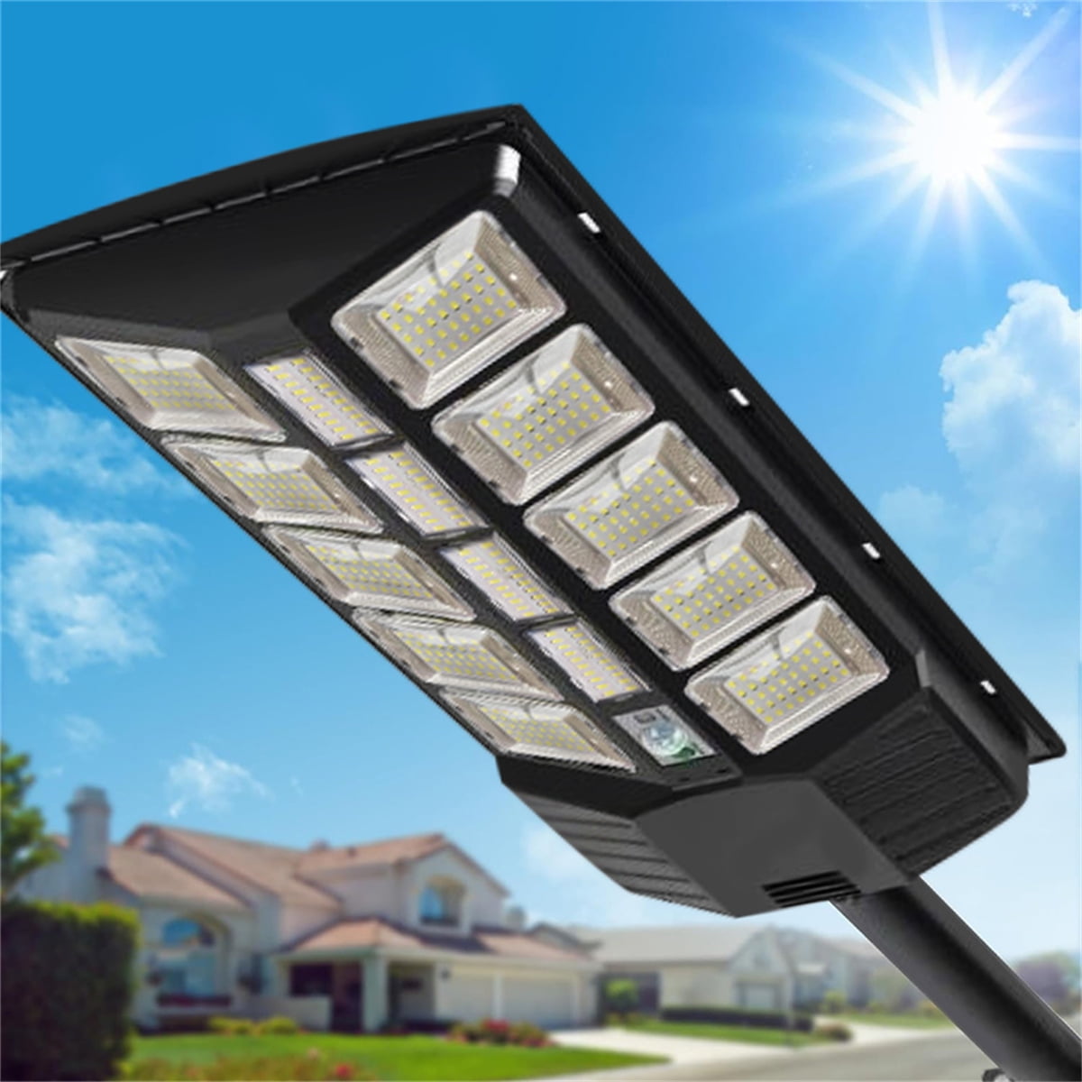 Solar Street Light 4800W Super Bright Solar Outdoor Lights Waterproof ...